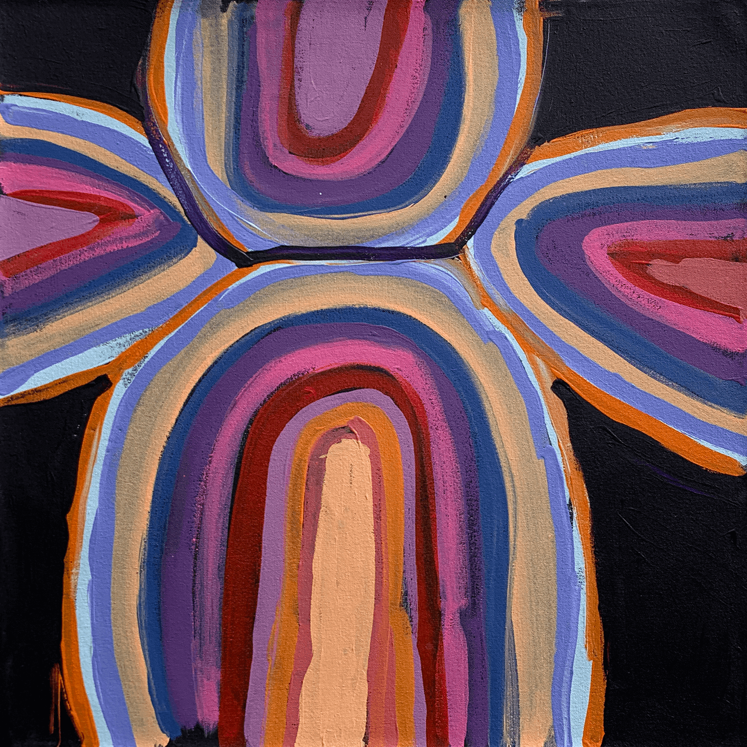 Aboriginal Art by Judith Anya Samson with Certificate of Authenticity ...